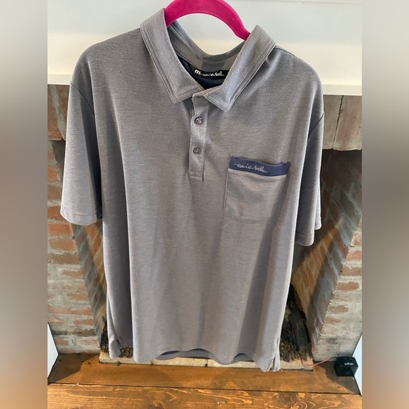 Travis Mathew | Shirts | Mens Travis Mathew Grey Xl Polo Casual Golf ...